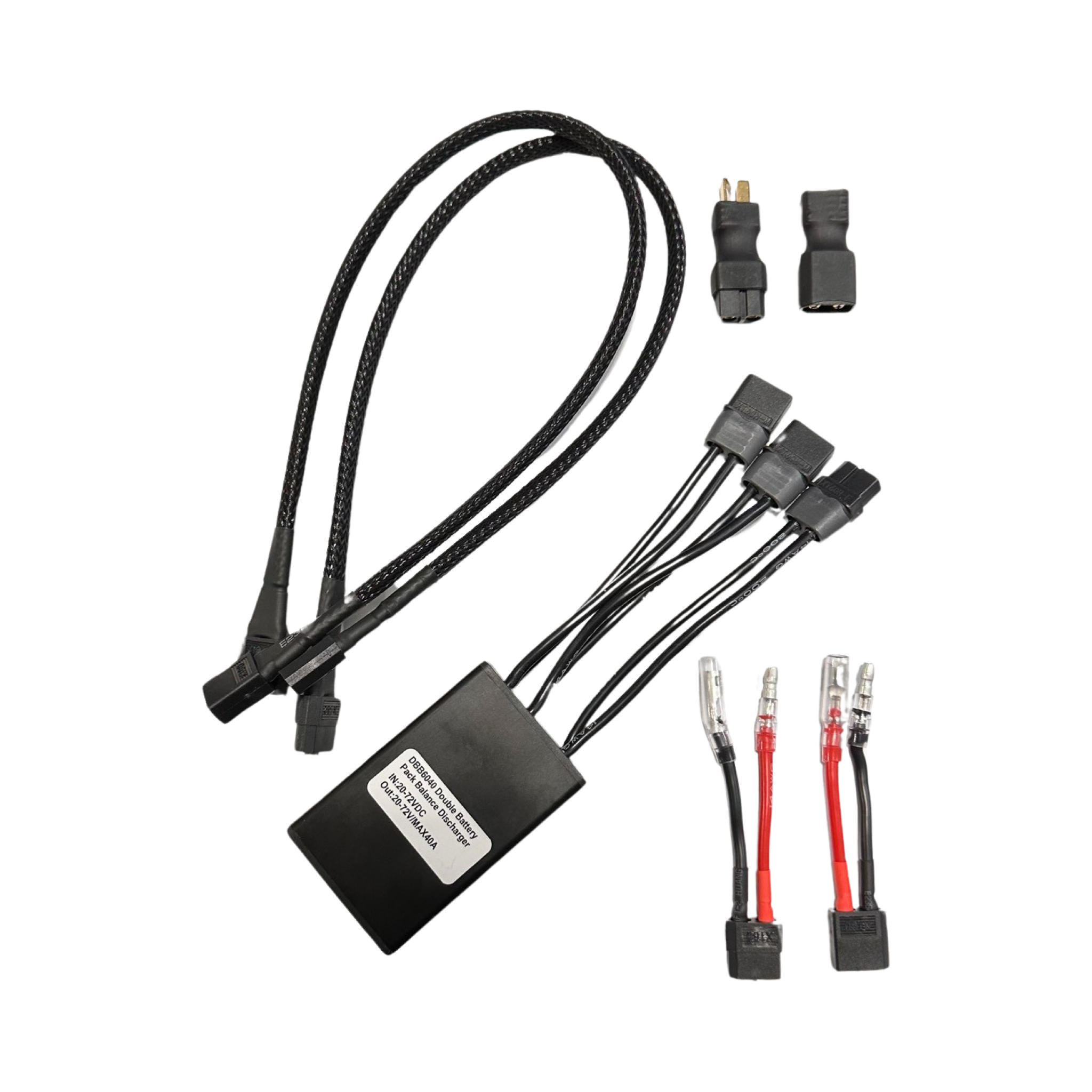 40A Universal Dual Battery Balancer Kit (Bullet, T-plug, XT60 ...