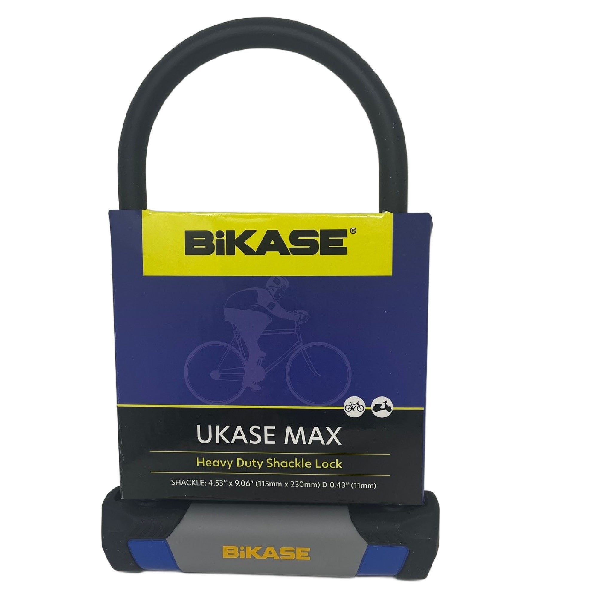 UKASE MAX - Heavy Duty Shackle Lock - Shackle: 4.53" x 9.06" (115mm x ...